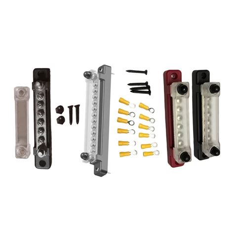 Power Distribution Block Bus Bar 150a Ground Distribution With Cover