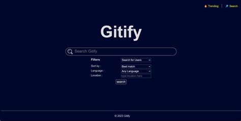 gitify — github stats using github api project our project helps employers to search for users
