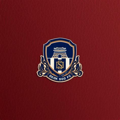 덕수fc 축구클럽 엠블럼 로고 디자인 포트폴리오 크몽