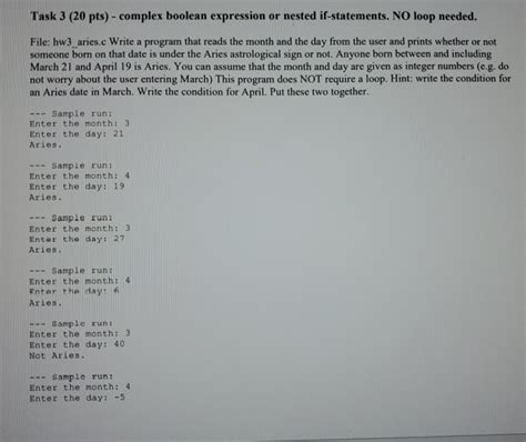 Solved Task 3 20 Pts Complex Boolean Expression Or Chegg Com