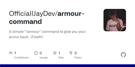 Github Officialljaydev Armour Command A Simple Armour Command To Give You Your Armor Back