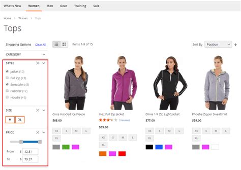 Magento 2 Improved Layered Navigation Extension Itoris Cabinetm