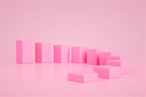 3d 빈 큐브 제품 스탠드 분홍색 색상 배경에 연단 기하학적 모양 추상 적 최소 배경 0명에 대한 스톡 사진 및 기타 이미지 0명 3차원 형태 가정의 방 Istock