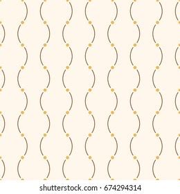 Vector Seamless Minimalistic Pattern Curved Lines Stock Vector Royalty Free