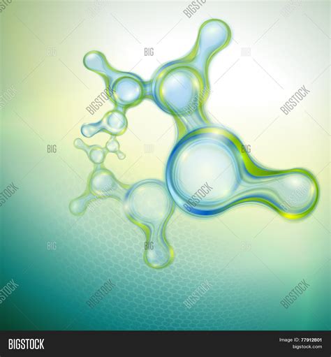 Molecules Abstract Vector And Photo Free Trial Bigstock