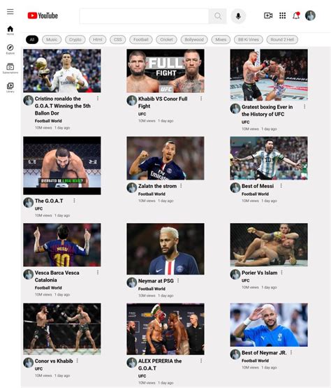 Youtubeclone Html Css Webdevelopment Frontenddesign Techproject
