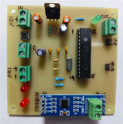 Embedded Board For Effective Plc Communication Via Modbus Proje