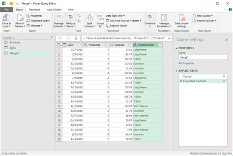 Merge Operations In Power Bi Power Query Part 1 Left Outer Join — The Power User