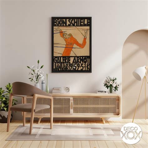 Egon Schiele Galerie Arnot Poster Print Expressionist Art Reproduction