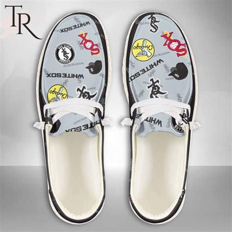 Mlb Chicago White Sox Custom Name Hey Dude Shoes Torunstyle