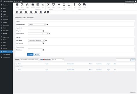 Wp Data Access Premium Data Services Csv Connection Wizard Click