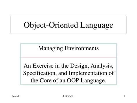 Ppt Object Oriented Language Powerpoint Presentation Free Download Ppt Object Oriented Language Powerpoint Presentation Free Download