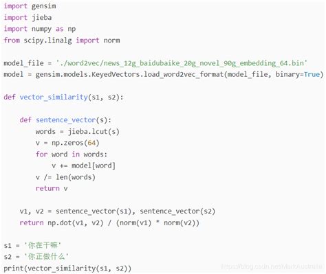 文本相似度计算countvectorizer计算相似度 Csdn博客