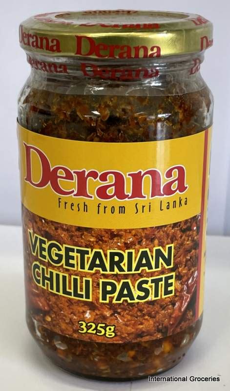 Derana Vegetarian Chilli Paste 325g Gs International Groceries Gs International Groceries