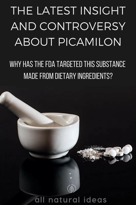 Picamilon A Powerful Blend Of Dietary Ingredients Targeted By The Fda