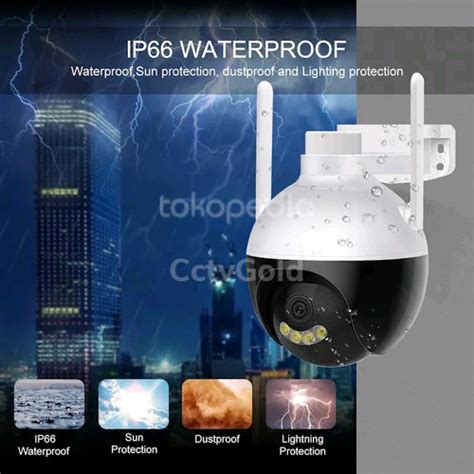 Jual New Cctv Wifi Wireless Ip Camera Mp Cctv Outdoor Ptz Night Color Varian Gb