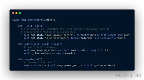 Torchmetrics：pytorch的指标度量库非常简单实用的pytorch模型的分布式指标度量库，配合pytorc 掘金
