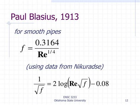 Ppt Everything You Did Not Want To Know About The Darcy Weisbach