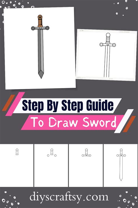 15 Sword Drawing Ideas How To Draw Sword DIYsCraftsy