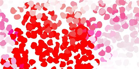 Light Red Vector Template With Abstract Forms 7693490 Vector Art At Vecteezy