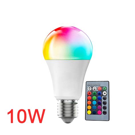 Jual Lampu Rgb Remote Lampu Control Lampu Remote Rgb 10 Watt 20watt Bohlam Warna Warni