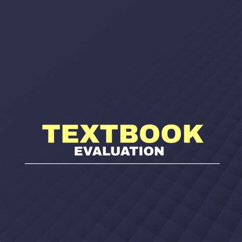Free Textbook Evaluation Template To Edit Online