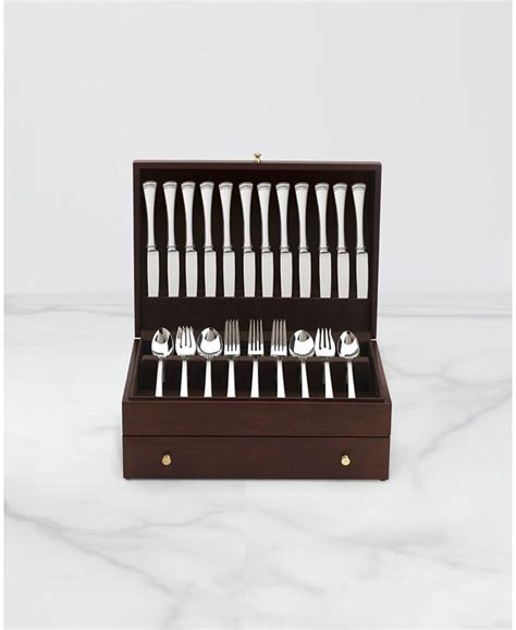 Lenox Mahogany Flatware Chest Macys