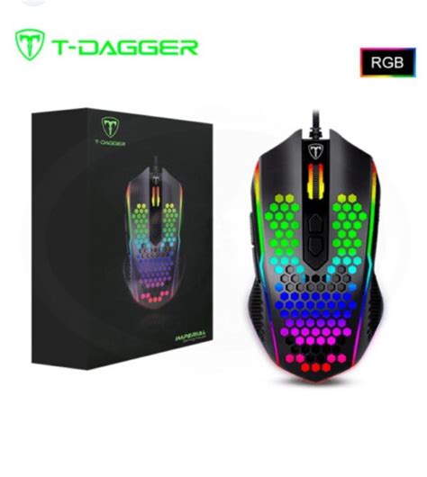 Mouse T Dagger Rgb Negro Blockout Entertainment