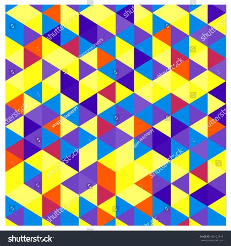 Vector Abstract Geometric Cube Triangle Angular Stock Vector Royalty Free 496122649 Shutterstock