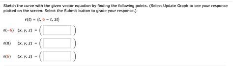 Solved Sketch The Curve With The Given Vector Equation By Chegg