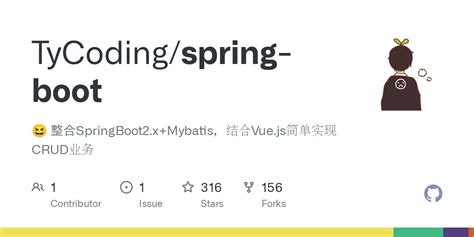Github Tycoding Spring Boot Springboot X Mybatis Vue Js Crud