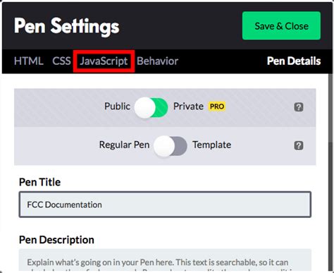 Guide How To Set Up The Freecodecamp Test Suite On Codepen Guide