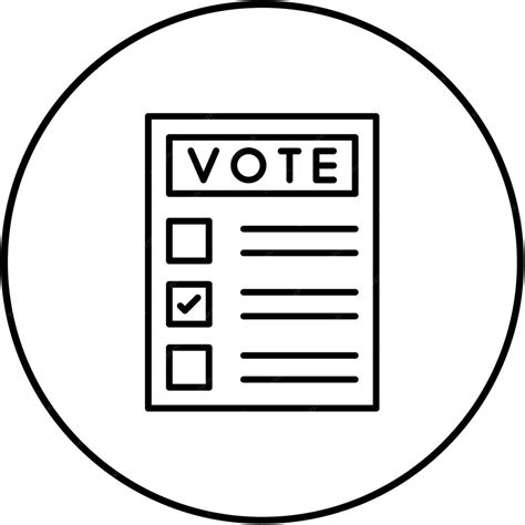 Premium Vector Voting Icon