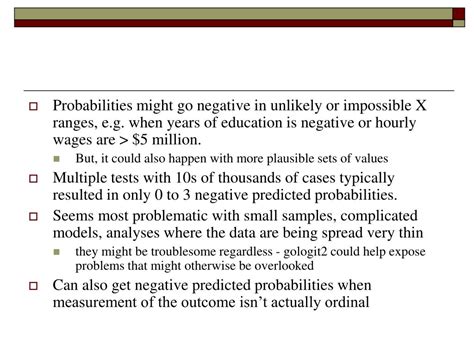 PPT Interpreting And Using Heterogeneous Choice Generalized Ordered Logit Models PowerPoint