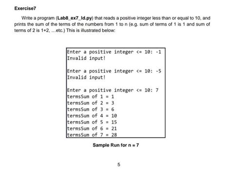 Solved Exercise Write A Program Lab8ex7idpy That Reads