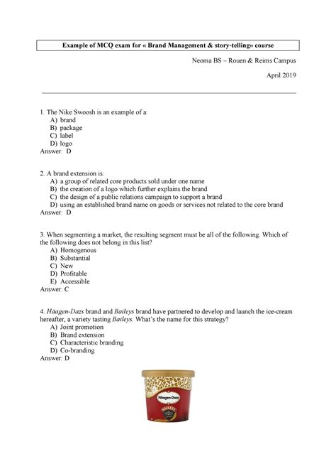 Brand Management Mcq Warning Tt Undefined Function 32 Example Of