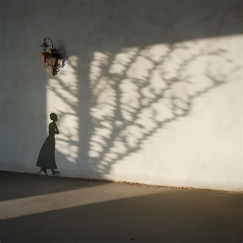 Premium Ai Image Shadow On The Wall