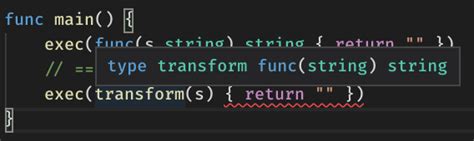 Proposal Go 2 Permit Defining Function Using Named Function Type · Issue 30931 · Golanggo