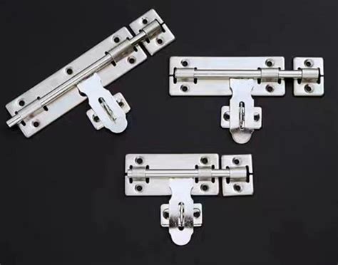 永德兴 不锈钢插销 带锁扣木门明装门栓 12寸总长265mm宽38mm，10个起订 融创集采商城