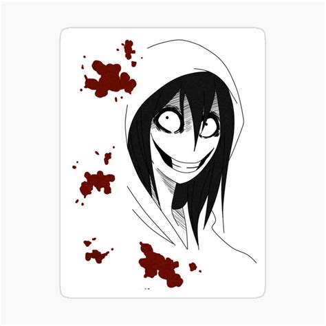 Jeff The Killer Smile Drawing