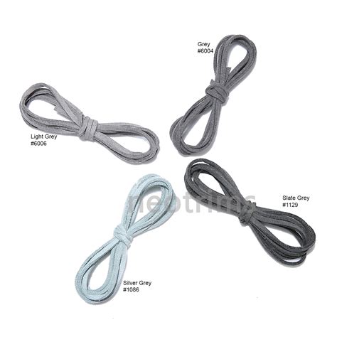 Faux Suede Leather Thong Flat String Trim Jewellery Bracelet Craft