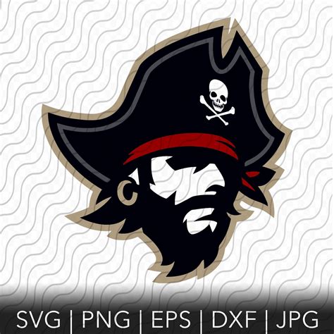 Pirate Mascot Svg V2 Pirate Svg Pirate Team Svg Pirate School Mascot