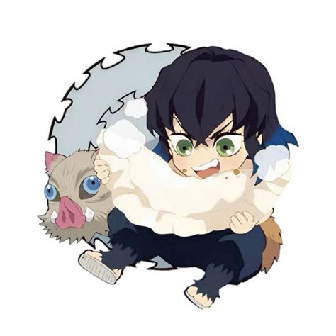 Inosuke Hashibira Chibi Anime Chibi Demon Slayer Inosuke Chibi