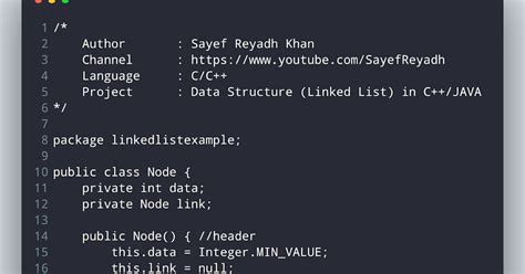 Linked List Print Insert Delete Update Search Source Code Java