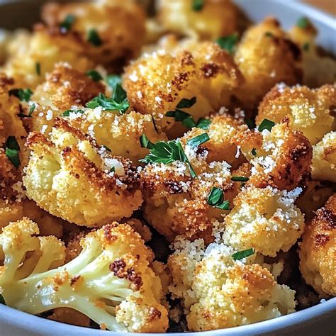 Crispy Parmesan Roasted Cauliflower Recipe Irresistible Comfort Food