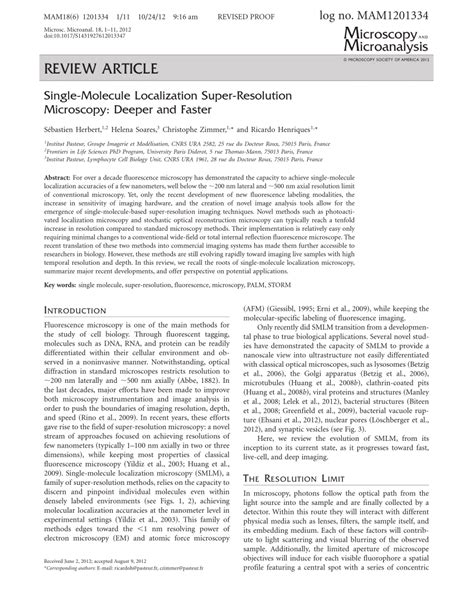 pdf single molecule localization super resolution microscopy deeper