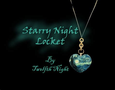 Second Life Marketplace Starry Night Heart Locket