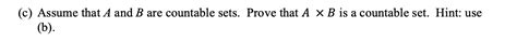 Solved B The Cantor Pairing Function Is Defined As Chegg