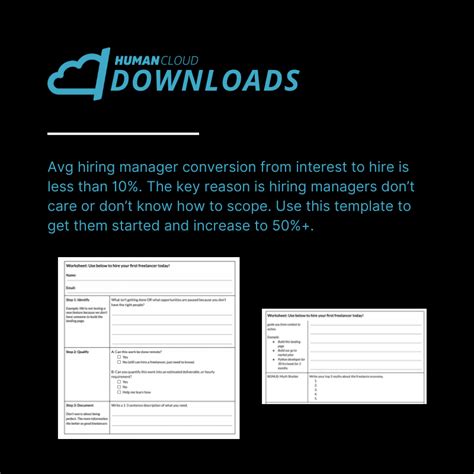 Freelance Hiring Manager Scoping Input Template Human Cloud