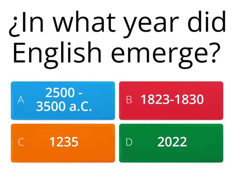 Evolution Definition English Cuestionario